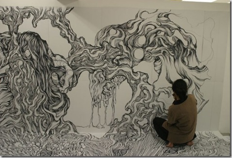 OLTRE IL MURO: ARTE e FOTOGRAFIA: L’ARTE DEL DISEGNO DI YOSUKE GODA